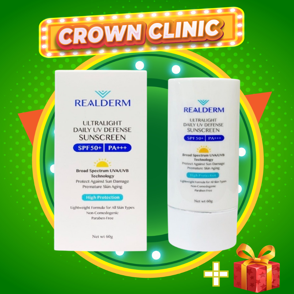 RealDerm Ultralight Sunscreen SPF50+/PA+++ (60G) | Shopee Singapore