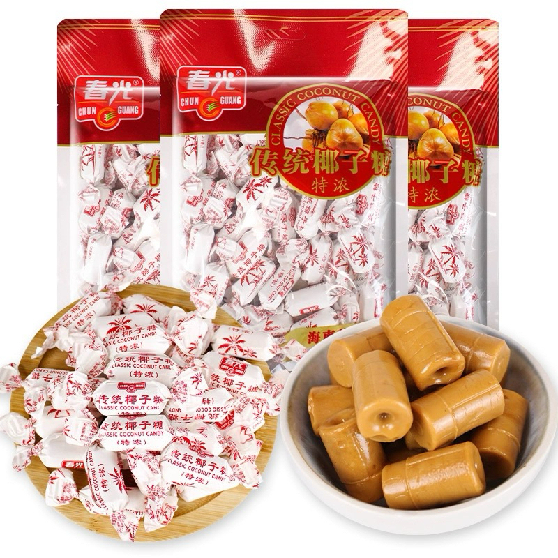 Halal Classic Traditional Taste Coconut Candy Chun Guang 120g Gula-gula ...