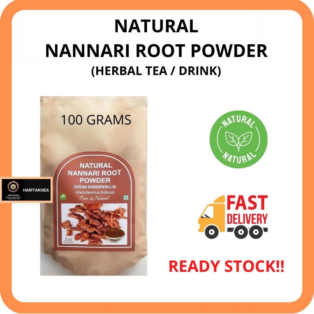 100% PURE NATURAL NANNARI (ANANTAMUL) ROOT POWDER 90 GMS (Indian ...