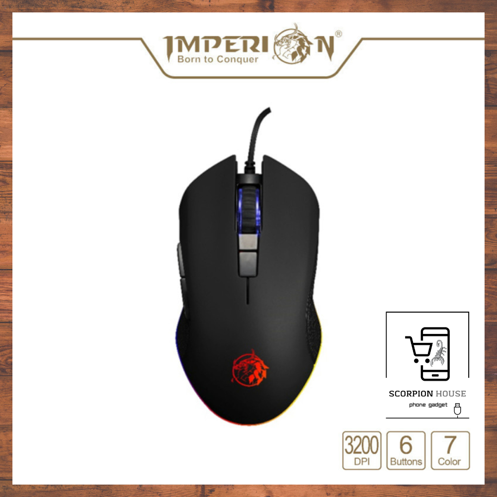 IMPERION M220 Sky Beast 3200DPI USB Wired Gaming Mouse | Shopee Singapore