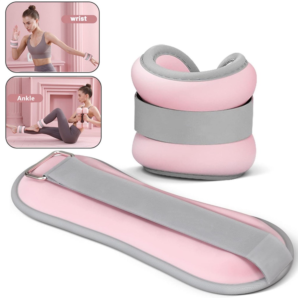 Ankle Weights, Adjustable Ankle and Wrist Weights, Exercise Leg and Arm ...