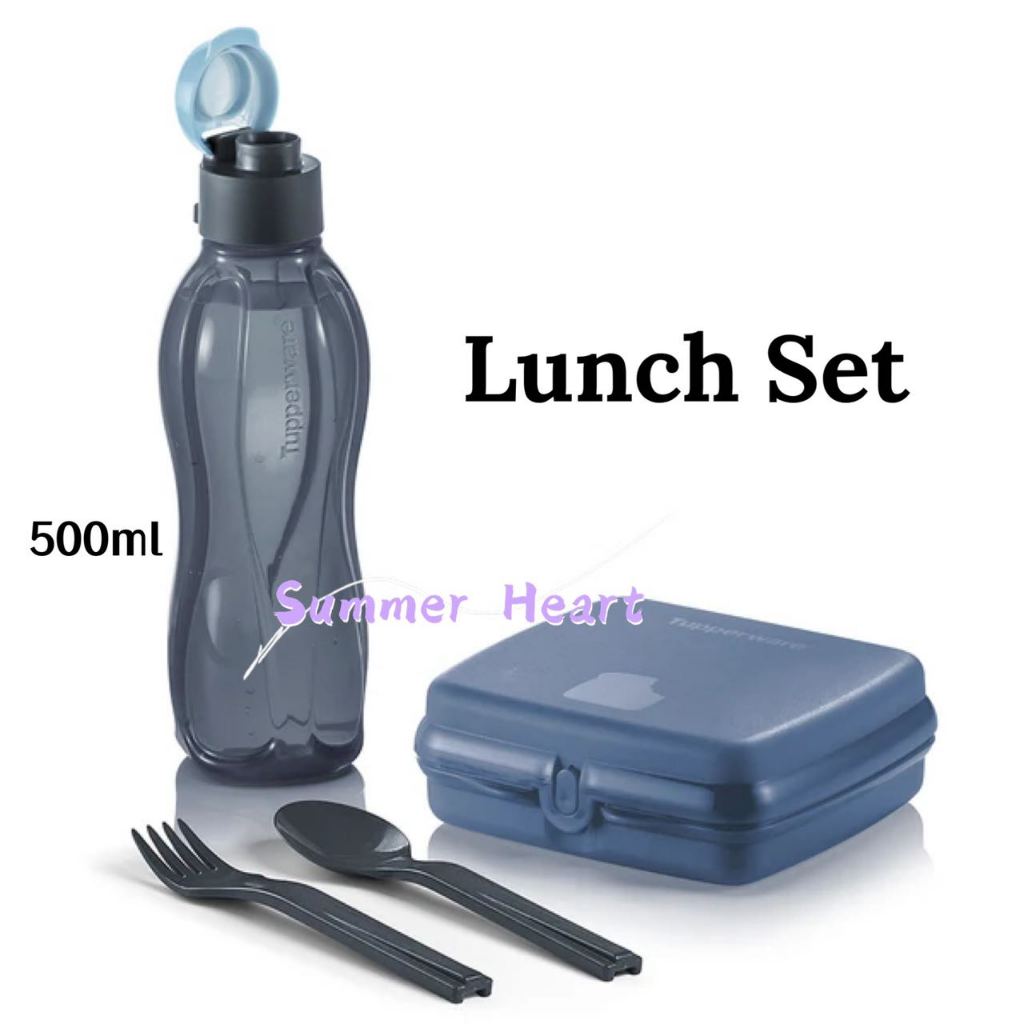 Tupperware Lunch Set - cuterly / sandwich keeper / eco bottle 500ml | Shopee Singapore