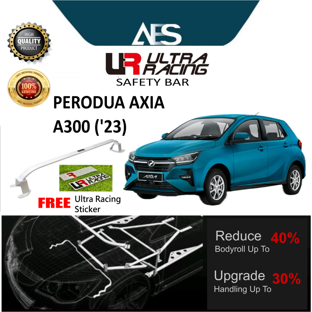 PERODUA AXIA A300 ( '23~ ) Ultra Racing Safety Bar | Shopee Singapore