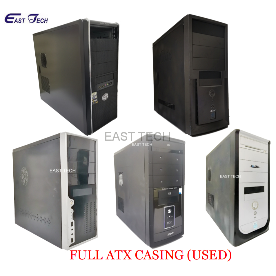 COMPUTER FULL ATX CASE CASING NO POWER SUPPLY (USED) | Shopee Singapore