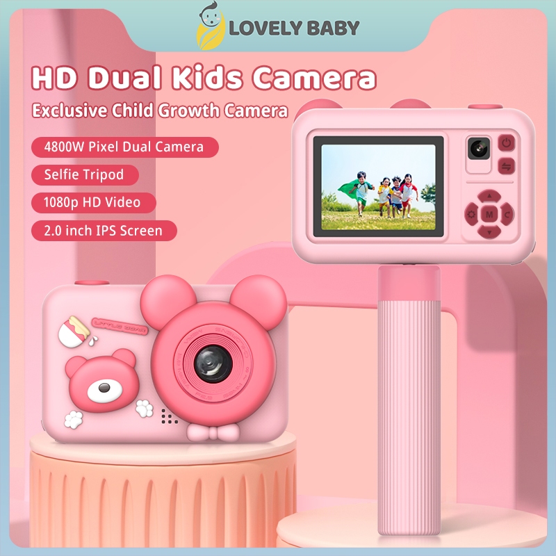 New 1080P Kids Camera Digital Mini Camera 2.0 Inch IPS HD Screen Video ...