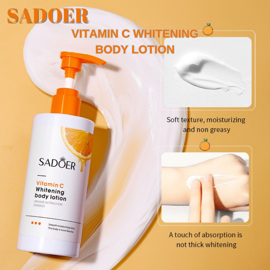 SADOER VITAMIN C WHITENING BODY LOTION /LOSYEN BADAN 250G (SD55962) 1PCS | Shopee Singapore
