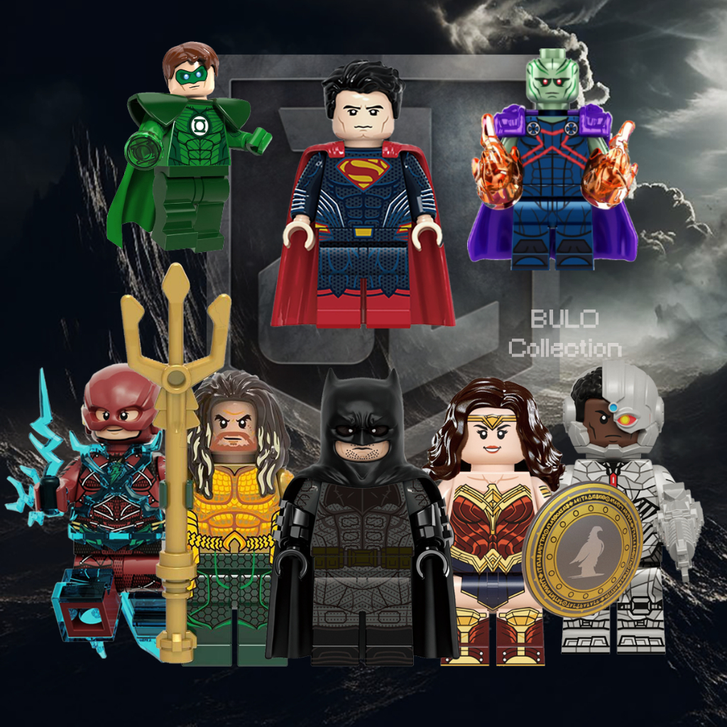 Lego Justice League Custom Minifigures Youtube Batman Minifigures