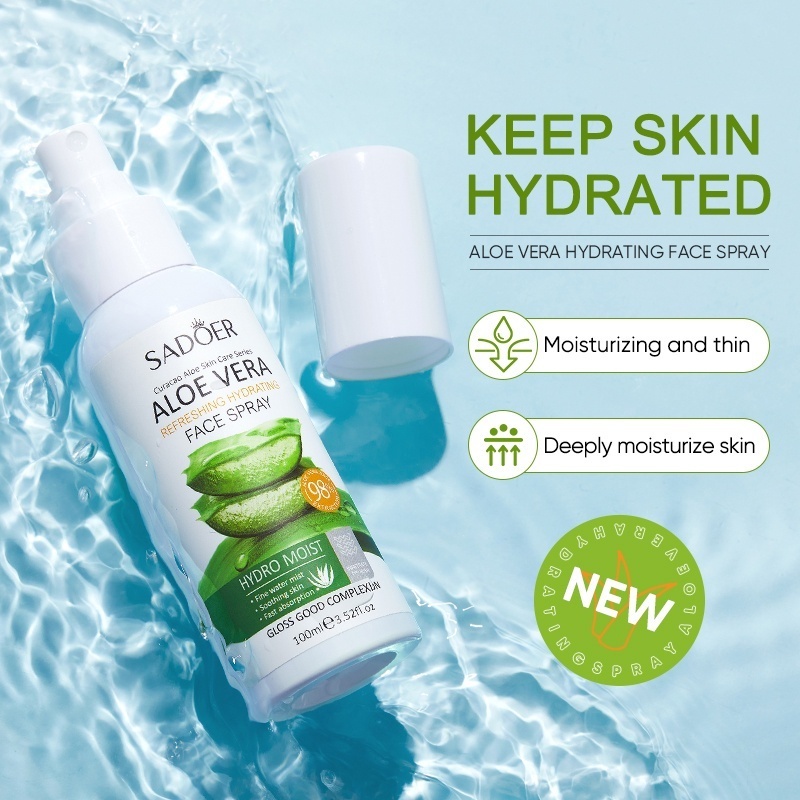 SADOER Aloe Vera Refreshing Hydrating Face Spray Hydrating Moisturizing ...