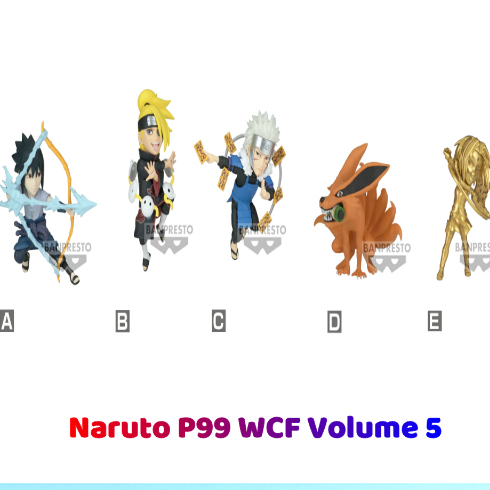 Banpresto Naruto WCF P99 Volume 5 Sasuke Deidara Tobirama Kurama Sakura ...