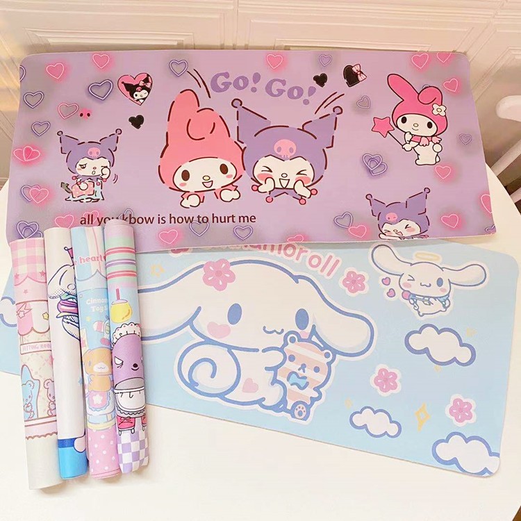 Table Mat 30cmx67cm Sanrio Kuromi cute Melody kitty Long Placemat ...