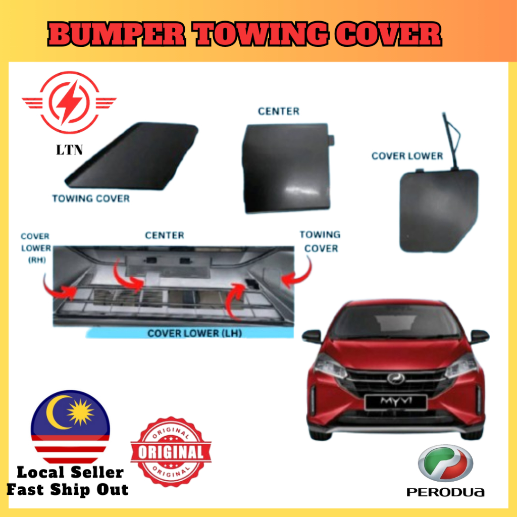 Perodua Myvi 2022 Front Bumper Grille Top Cover /Bumper Top Cover ...