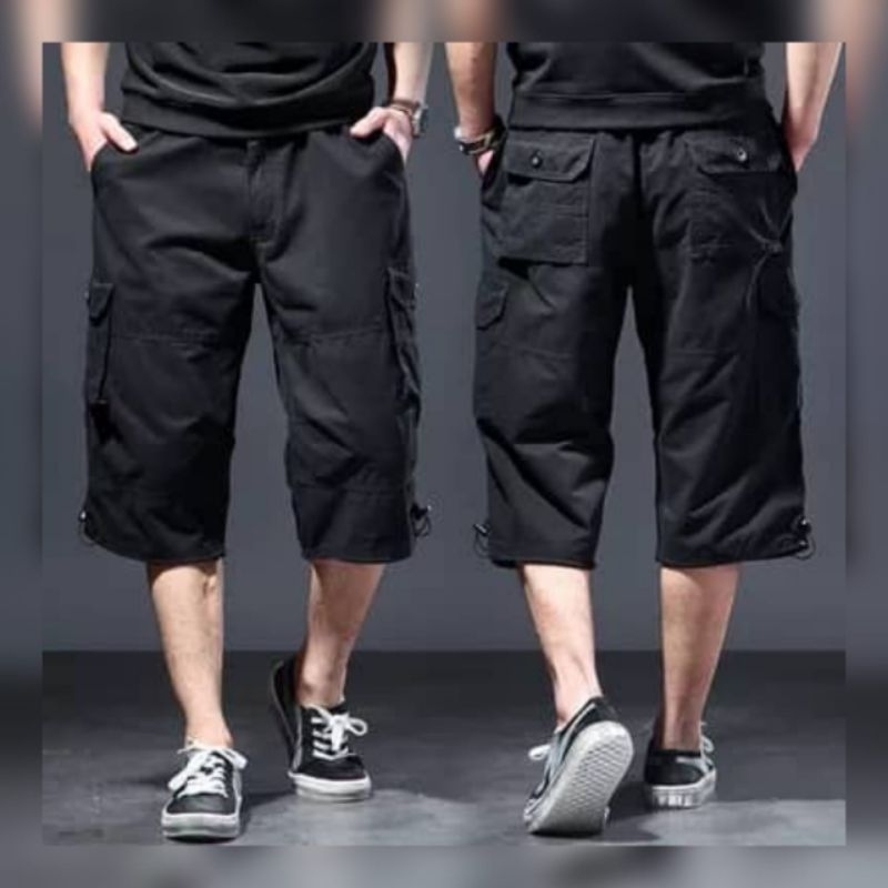 High Quality Six Pocket 3/4 Short summer pant Lelaki 3 Quarter Short ...
