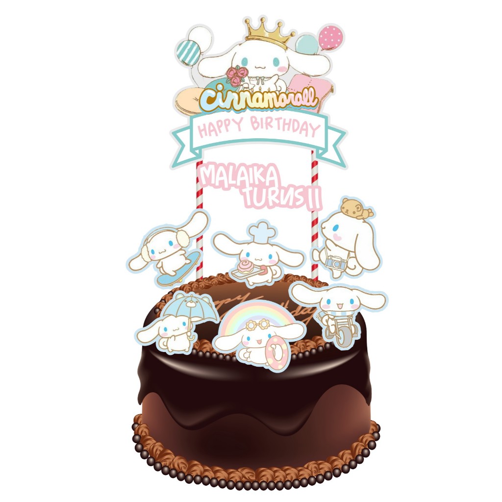 Cinnamoroll cake topper | Shopee Singapore
