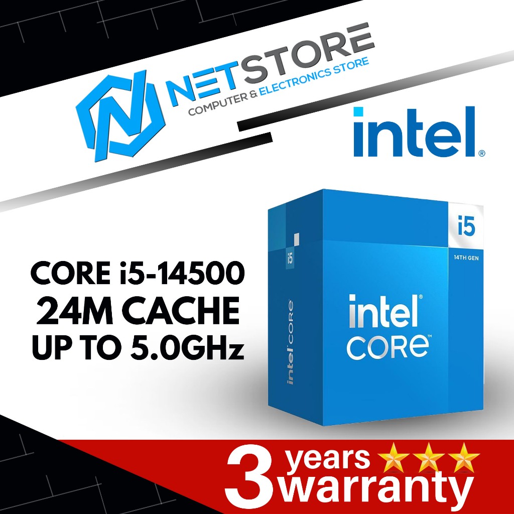 INTEL CORE i5-14500 24M CACHE, UP TO 5.0GHz - BX8071514500 | Shopee ...