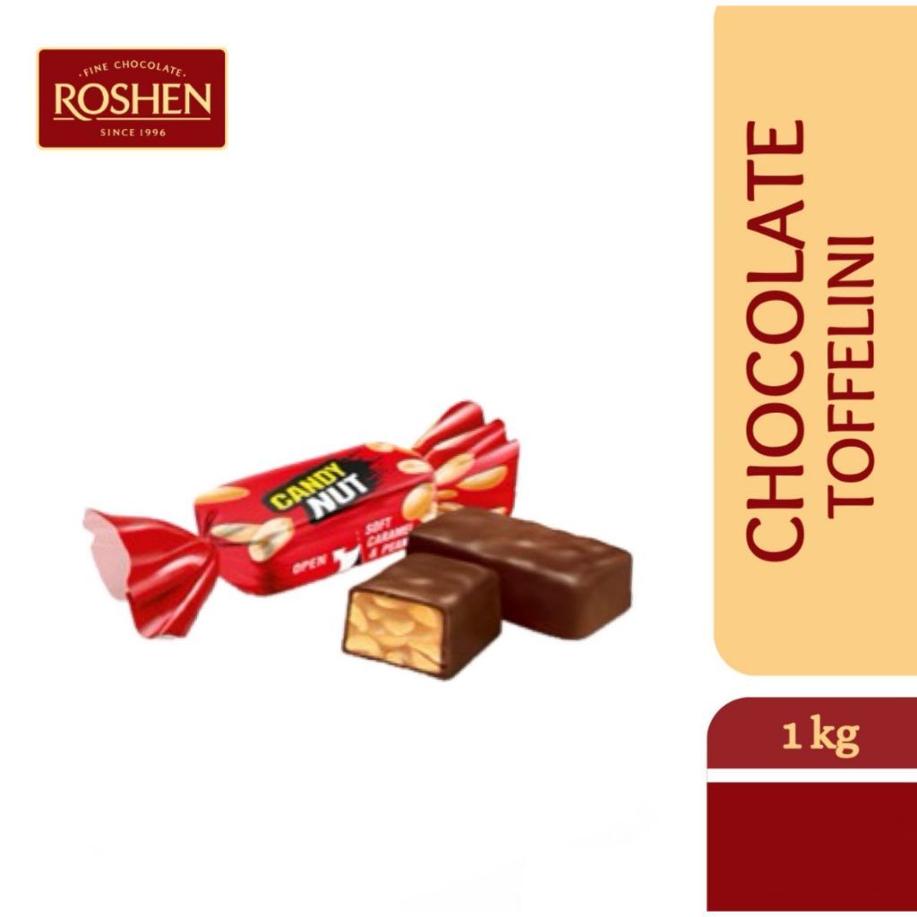 Roshen Candy Nut Soft Caramel With Peanuts 250G/500G/1KG | Shopee Singapore