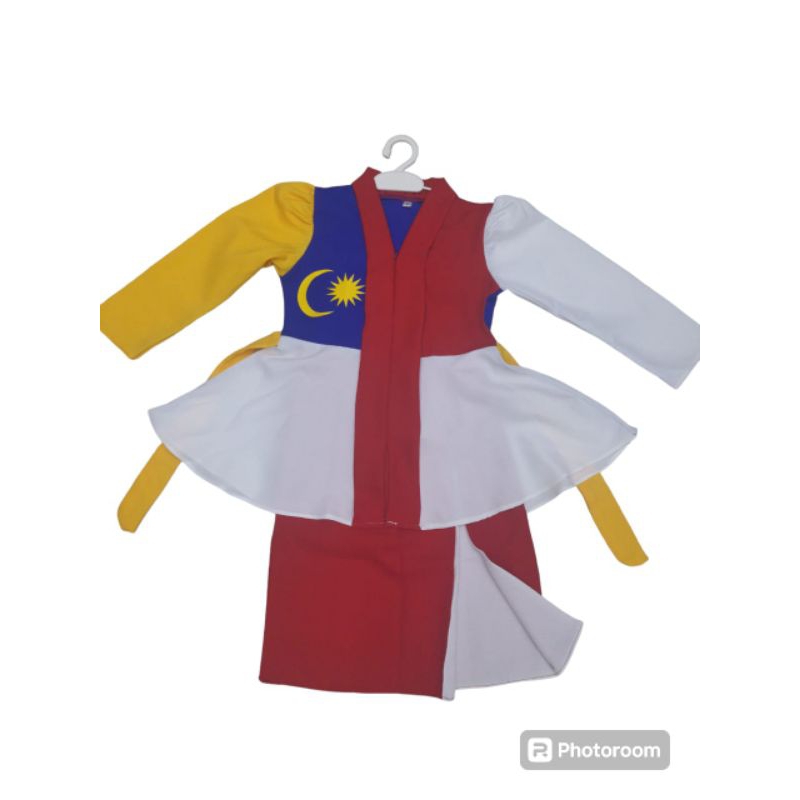 Baju Merdeka Rose(Como Crepe Premium Quality) | Shopee Singapore