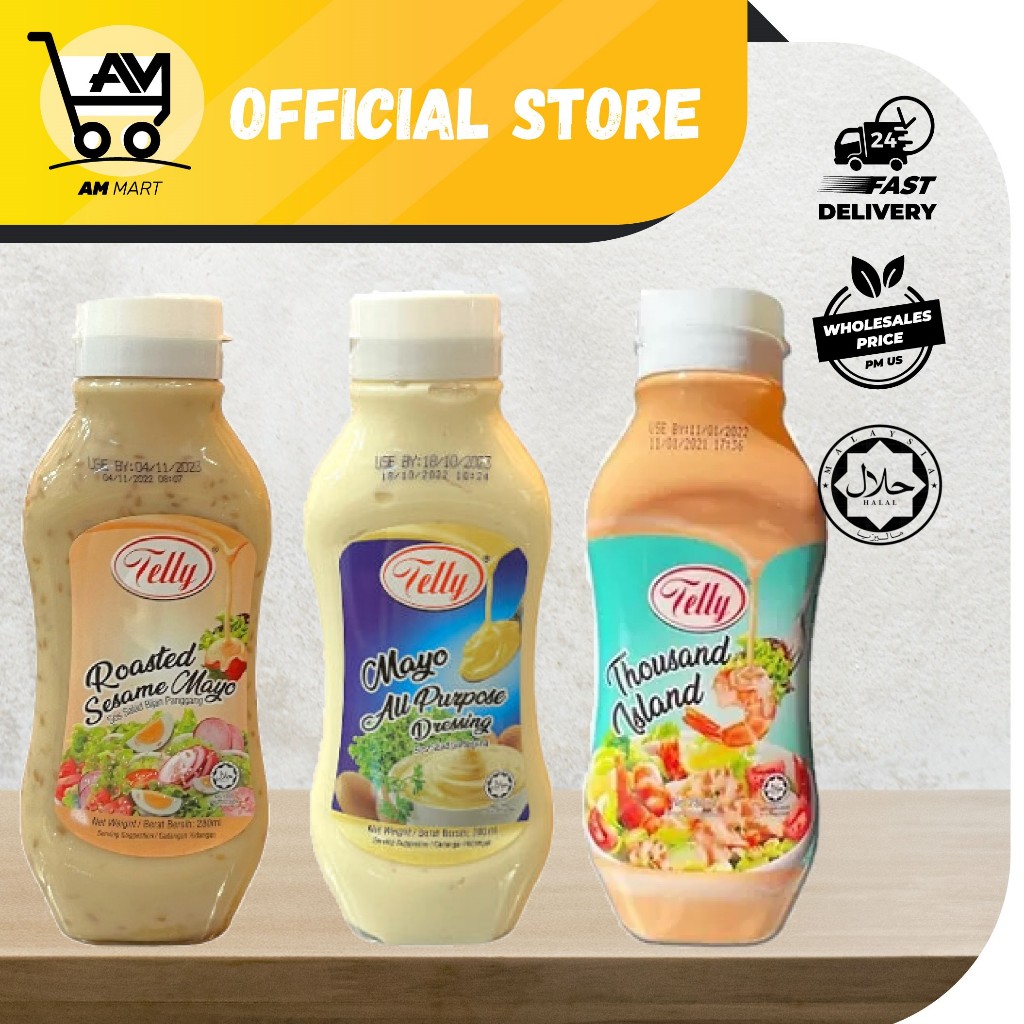 RAYA Telly Salad Dressing Squeeze Thousand Island | Roasted Sesame ...
