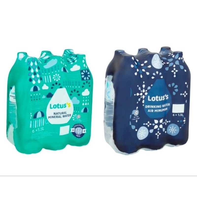 LOTUS Drinking Water|Mineral Water 1.5L x6 | Shopee Singapore