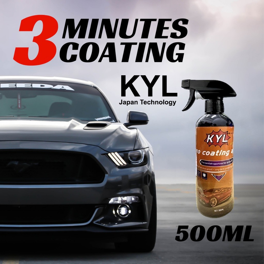 KYL CAR Windscreen Coating NANO Ceramic Coating 50OML Glass Coating (JAPAN TECHNOLOGY) | Shopee ...