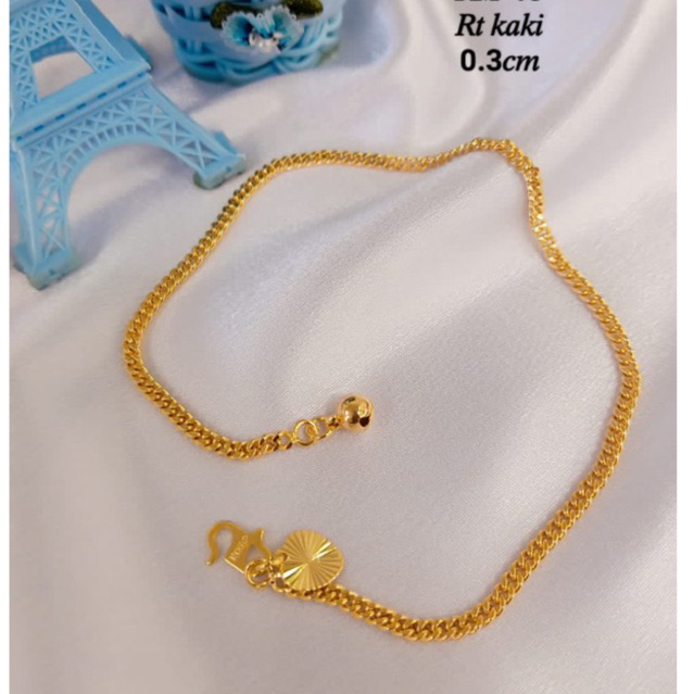 Korean Gold ANKLET COP 916 VIRAL ANKLET XL SIZE AVAILABLE Korean ...