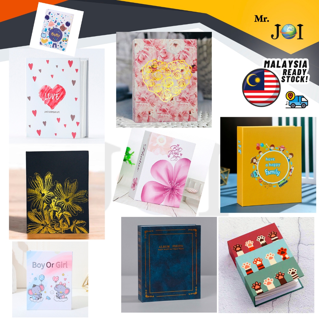 Album Gambar 4R Photo Album 100pcs - Pocket Album Gambar 4R 100 keping ...