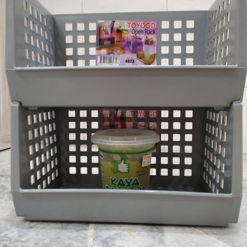!!️ TOYOGO 4823 MULTIPURPOSE STACKABLE BASKET PLASTIC, STORAGEBASKET ...