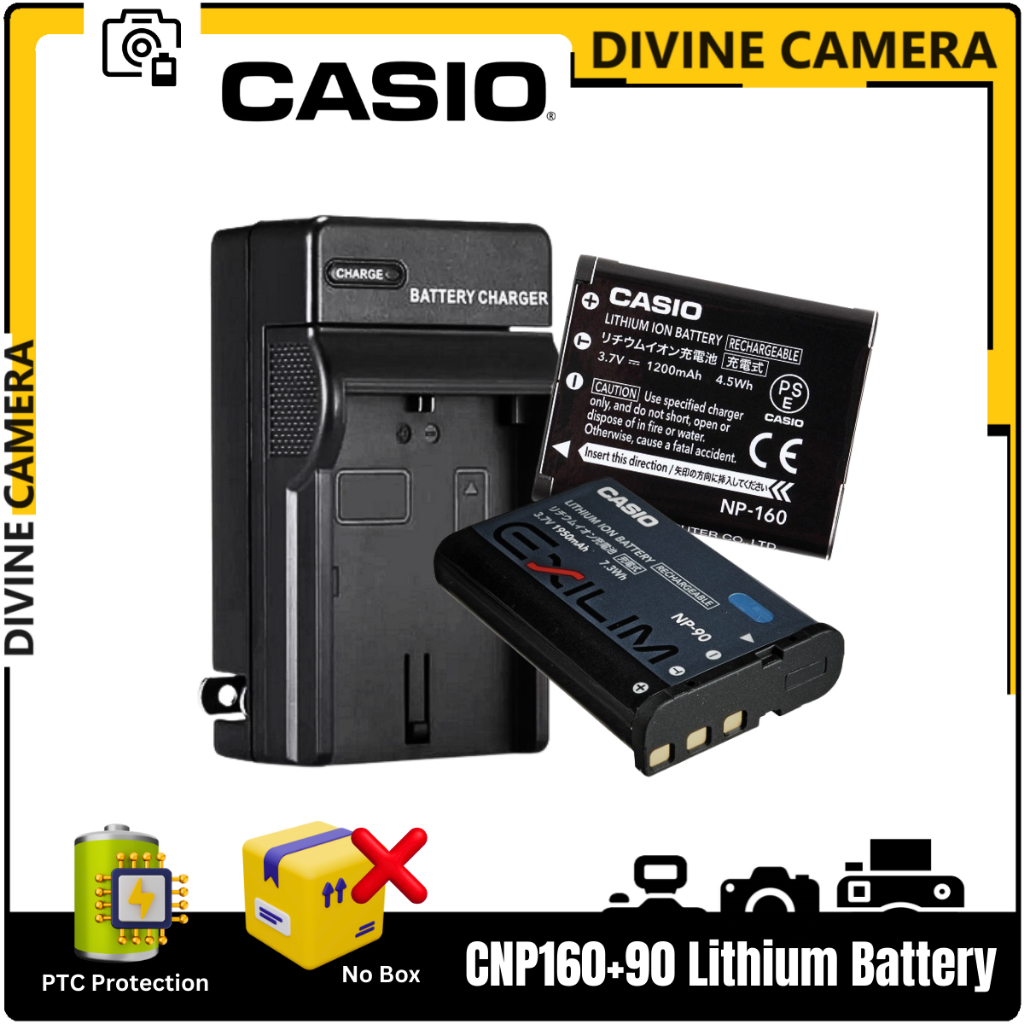 CASIO NP-90 / NP-160 Lithium ion Battery Pack ( Imported from HK ) | Shopee Singapore