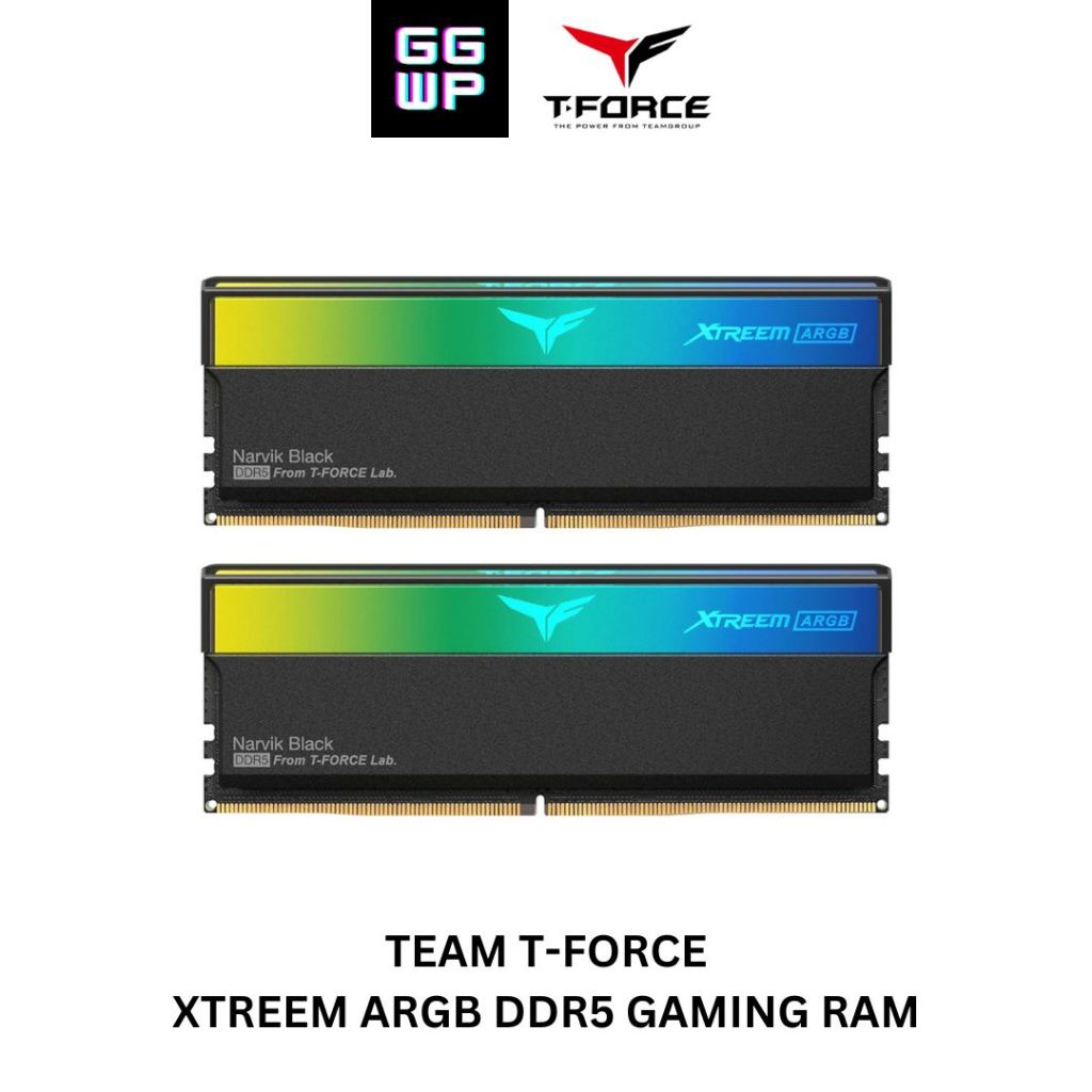 TEAM T-Force Xtreem ARGB DDR5 7200MHz Desktop Memory Gaming RAM 16GB ...