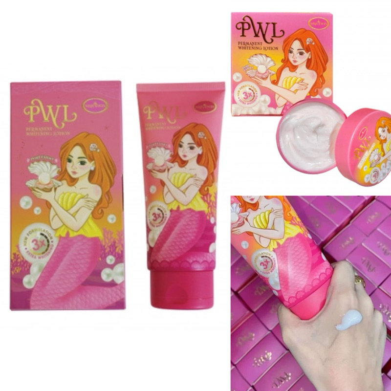 PWL PERMANENT WHITENING LOTION NEW FORMULA 50G & 100G | Shopee Singapore