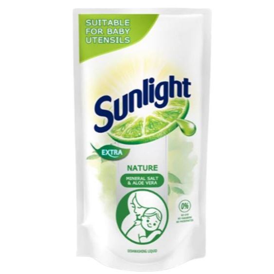 Sunlight Extra Nature Mineral Salt & Aloe Vera Dish Washing Liquid ...