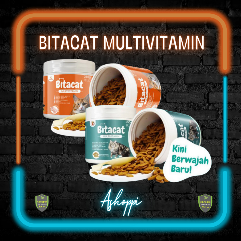 BITACAT MULTIVITAMIN FOR CAT VITAMIN KUCING | Shopee Singapore