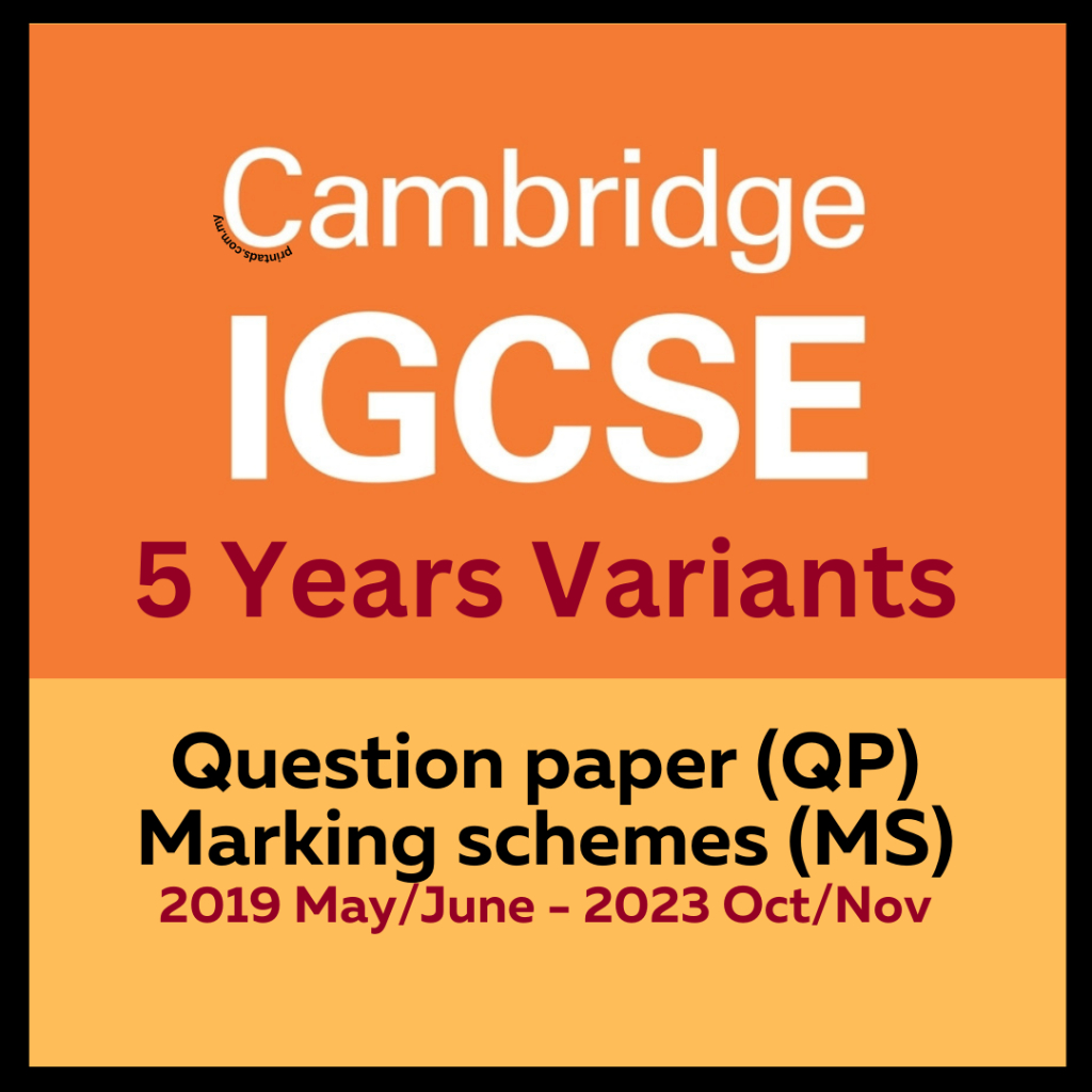 5 YEAR IGCSE Past Exam Papers (2024, 2023, 2022, 2021, 2020) May/June & Oct/Nov | Question Paper ...