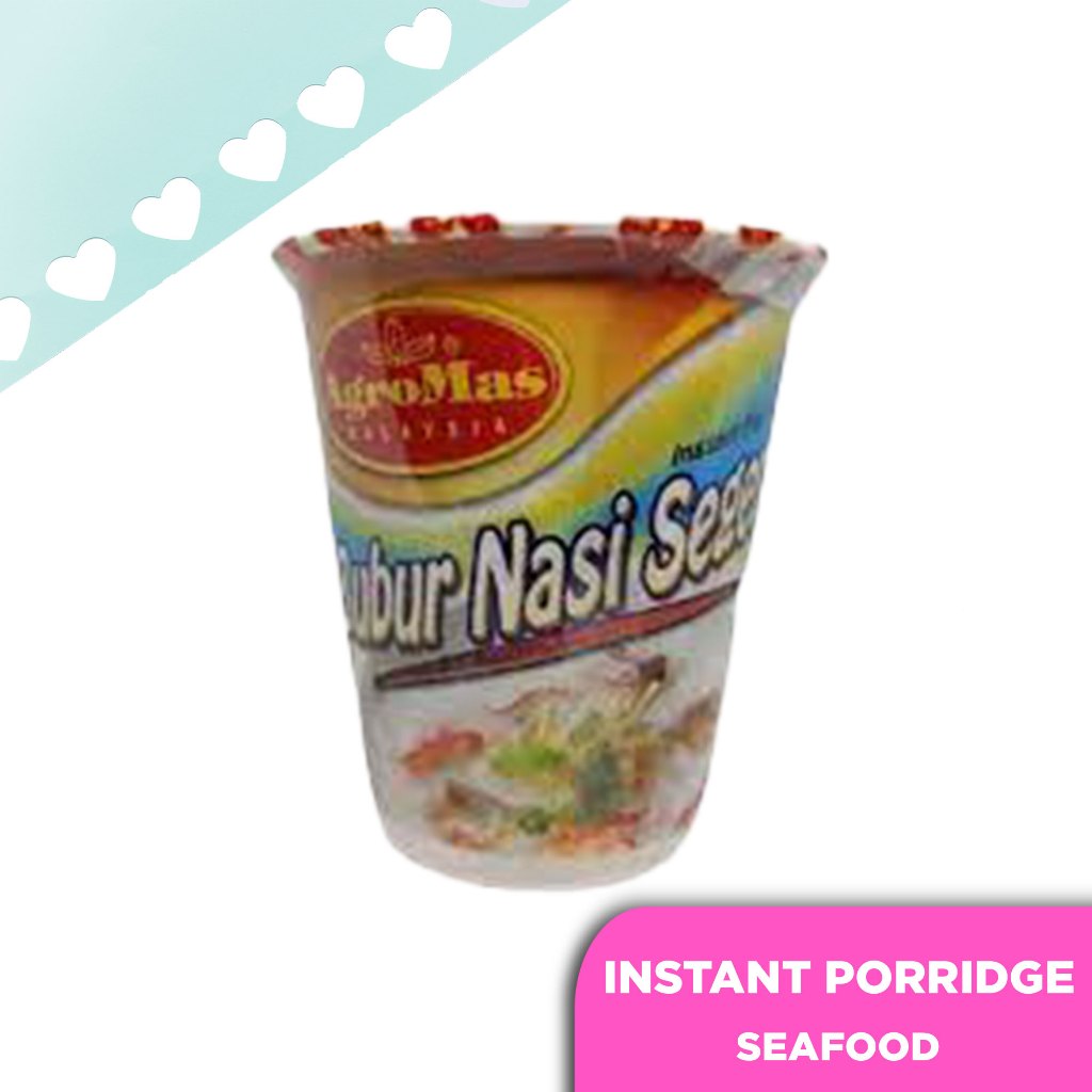 Instant Porridge Bubur Nasi Segera Makanan Laut Halal 40g Seafood ...