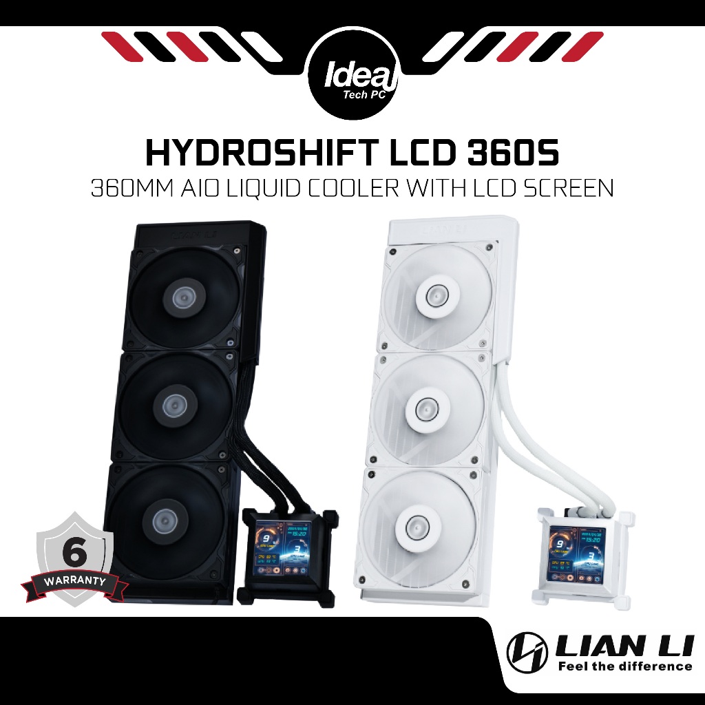 LIANLI HYDROSHIFT LCD 360S / 360R / 360TL | Side-Mounted Design | Pre ...