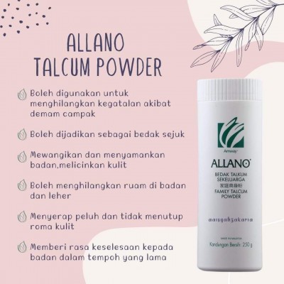 Allano Family Talcum Power (250G) | Shopee Singapore