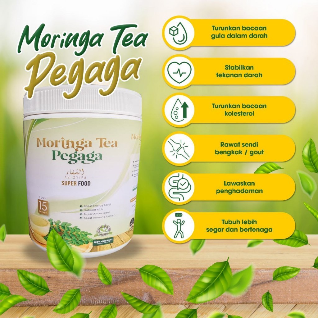 Tea Moringa Pegaga Superfood Moringa Tea Pegaga rawat bacaan gula dan ...