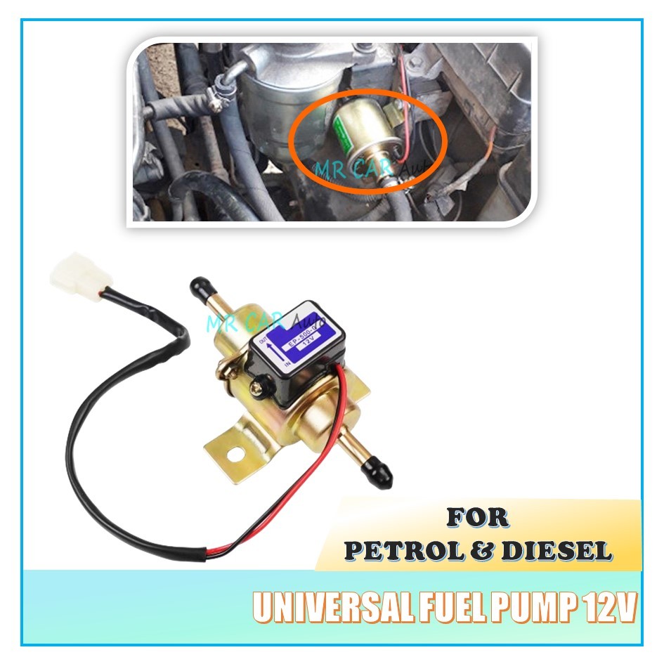 12V CAR & LORRY UNIVERSAL FUEL PUMP (OEM) | Shopee Singapore
