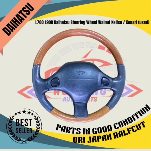 L700 L900 Daihatsu Steering Wheel Walnut Kelisa / Kenari (used ...
