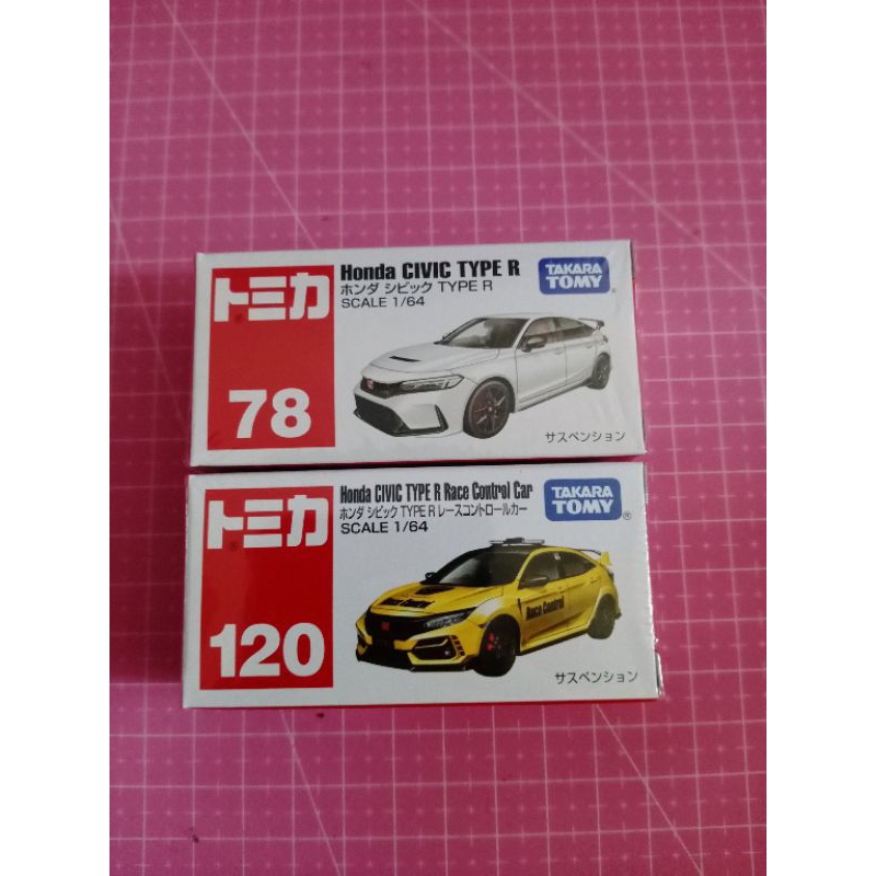 takara tomy tomica jdm honda civic type r race control car 78 120 ...