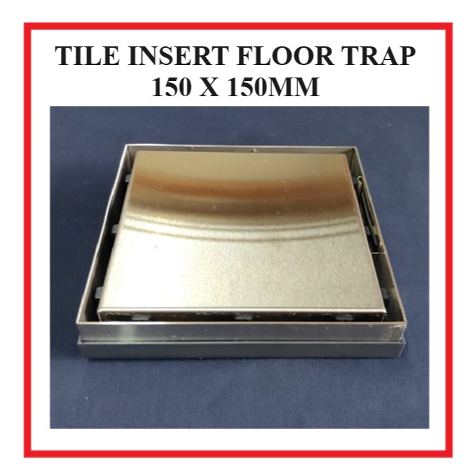 15x15CM 6 Inches SUS304 Insert Floor Trap Tiles Floor Trap Anti Pest ...