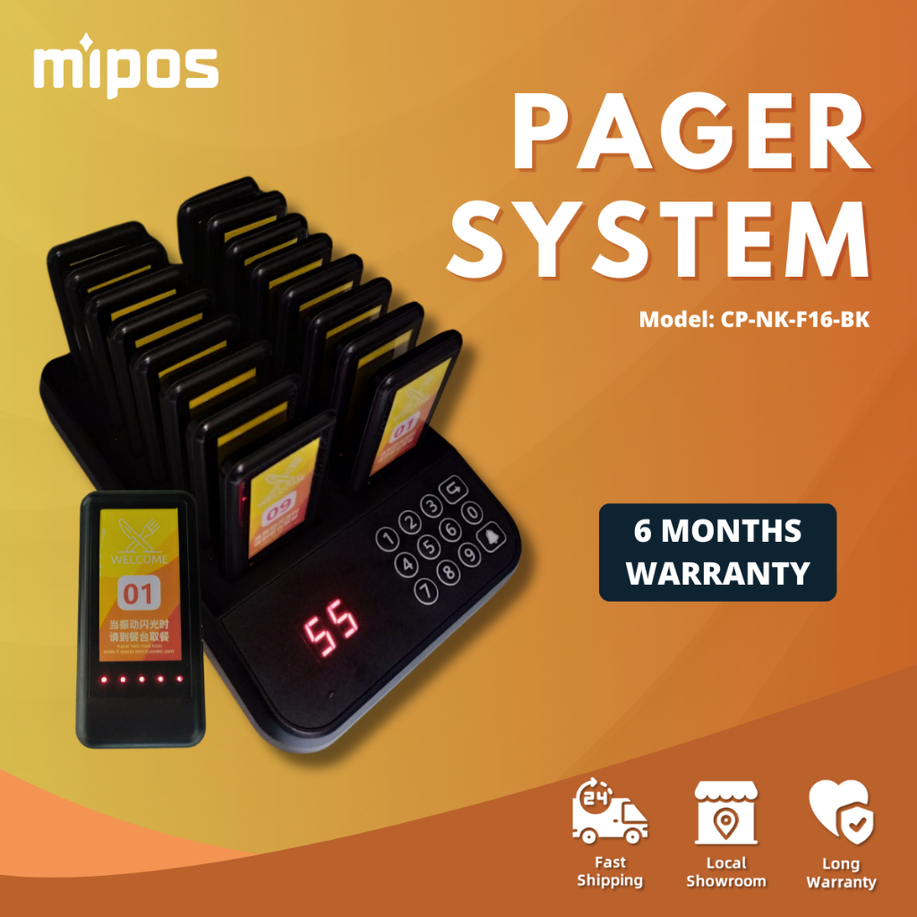 Restaurant Pager Wireless Calling System I 16 Pagers Wireless Pager ...
