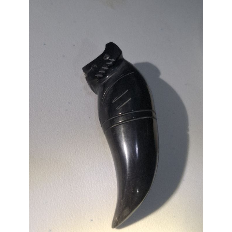 LP Pern Tiger Horn Craft Amulet BE2537 牛角雕 老虎 佛牌 | Shopee Singapore