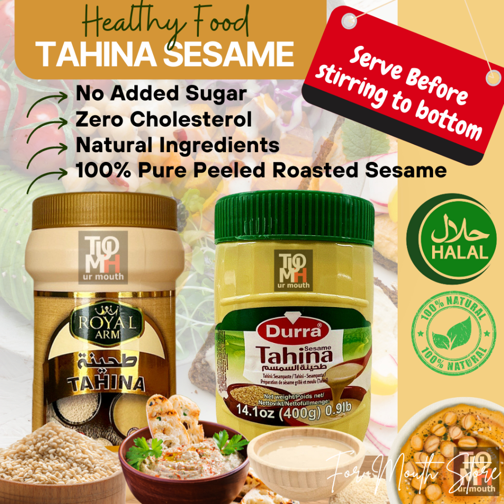400g ROYAL ARM DURRA Tahini / Tahina / Sesama Paste / Tahina Paste ...