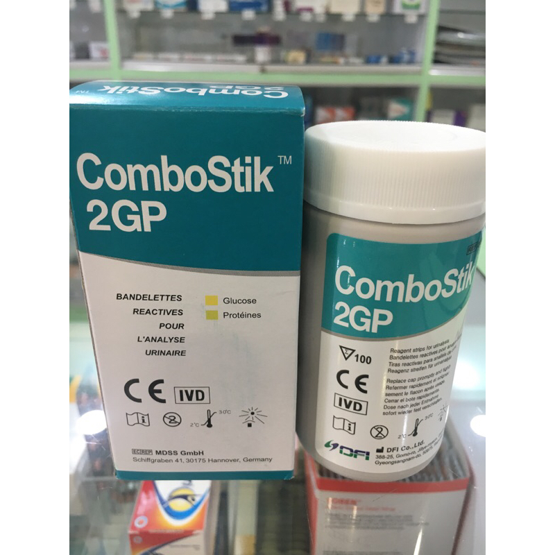 ComboStik 2PG Urinalysis Glucose & Protein Urine Test Strips 100Pcs/box ...