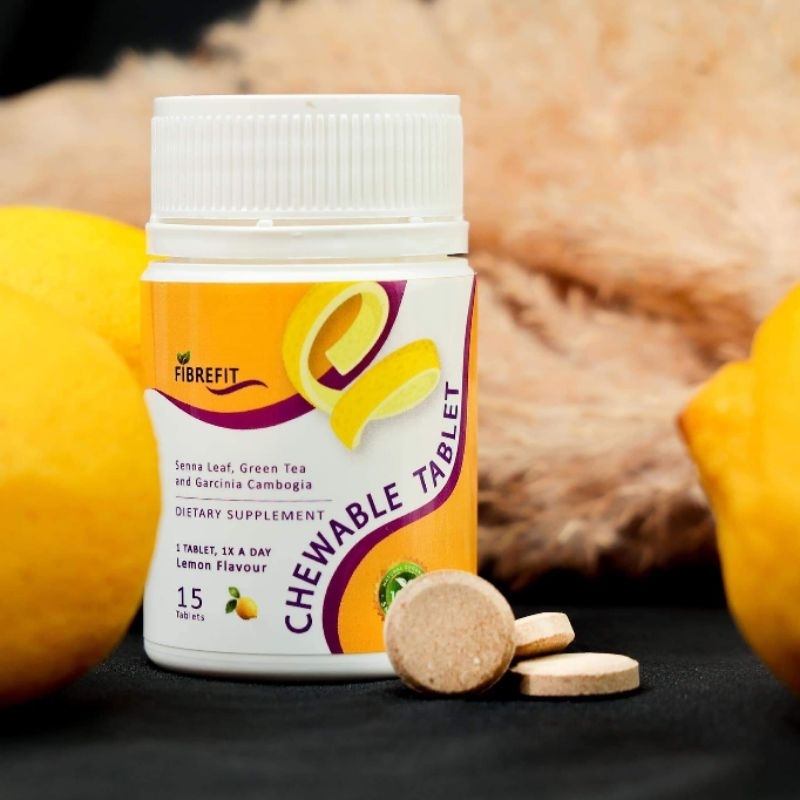 FIBREFIT CHEWABLE TABLET Lemon Flavour (15biji) | Shopee Singapore