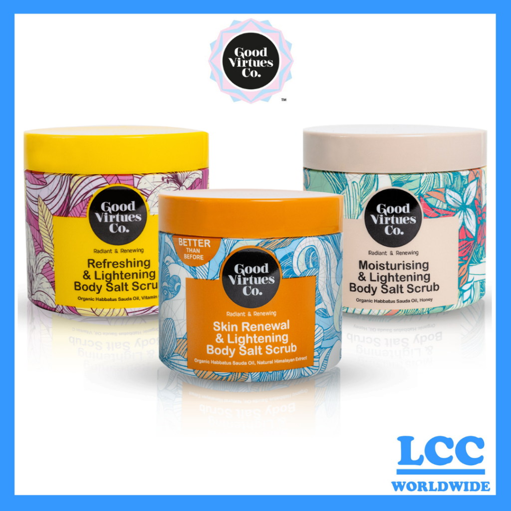 Good Virtues Co. [GVC] Body Scrub 200g | Lightening Body Salt Scrub ...