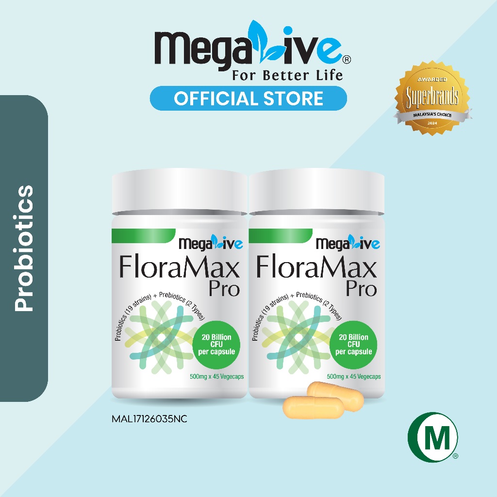 MegaLive FloraMax Pro (2x45's) | Shopee Singapore