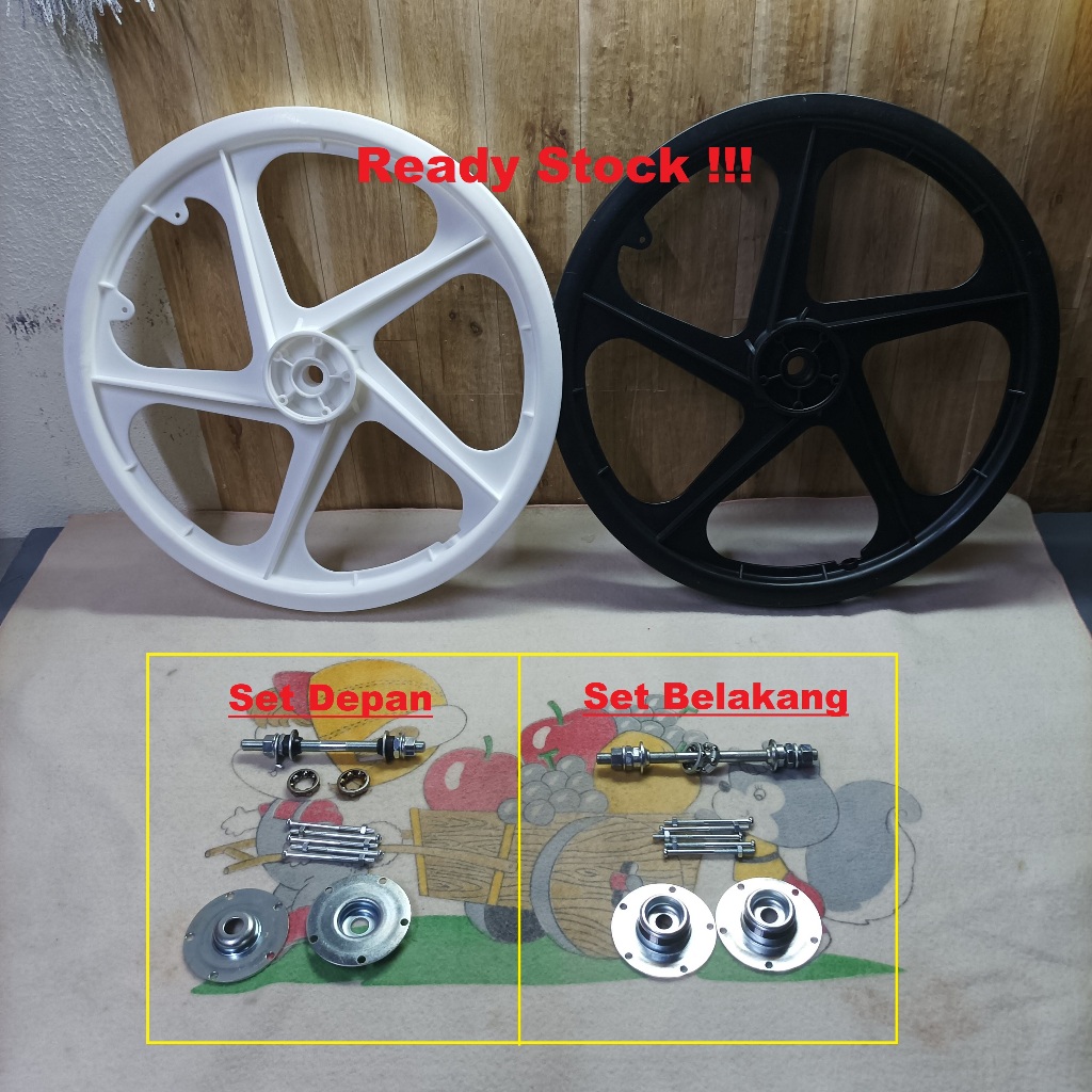 [1PCS] 20" WADO (Tebal) Bicycle PVC Sport Rim Basikal MTB/BMX/LAJAK ...