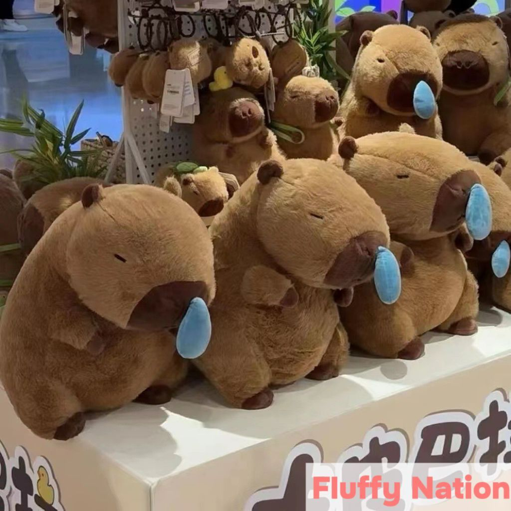 30 CM Capybara Plush Toy Cute Capibara Plushie Toy Anak Patung Comel ...