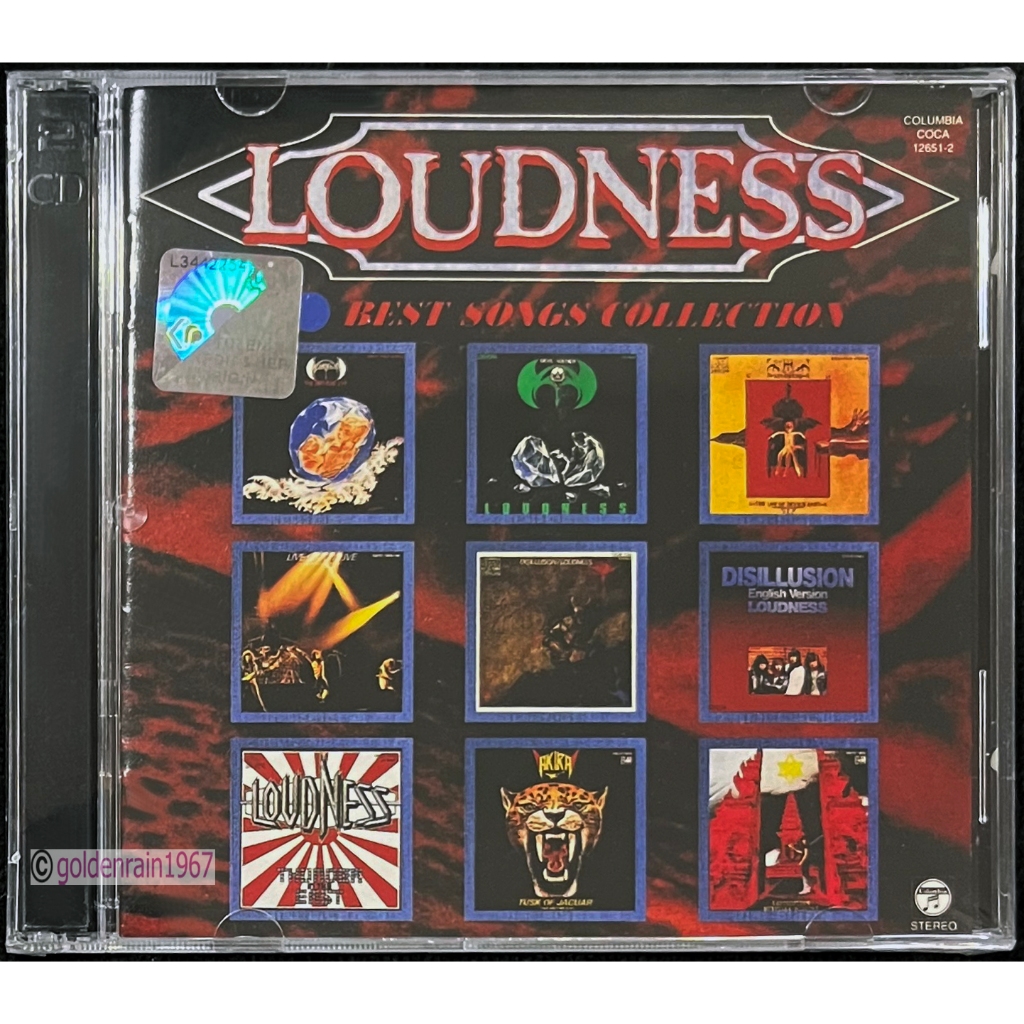 LOUDNESS - Best Songs Collection 1995 NIPPON COLUMBIA JAPAN DELUXE ...
